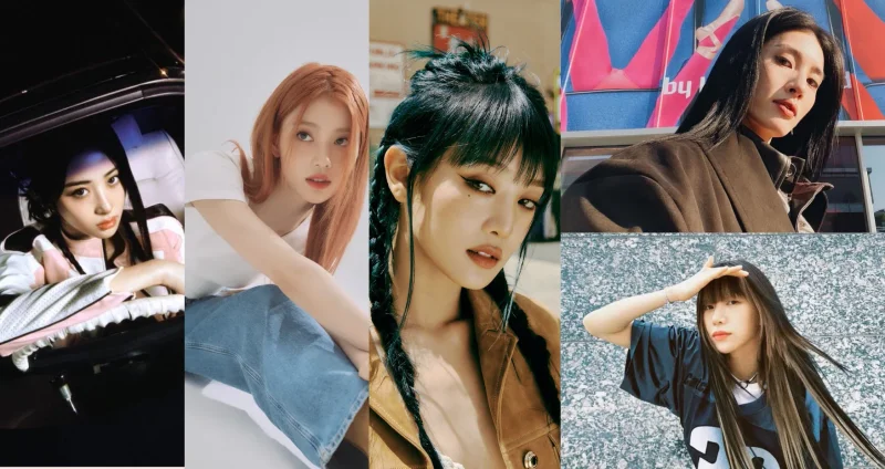 LE SSERAFIM HUH YUNJIN, Kep1er Xiaoting, (G)I-DLE Minnie, SWF Monika ...